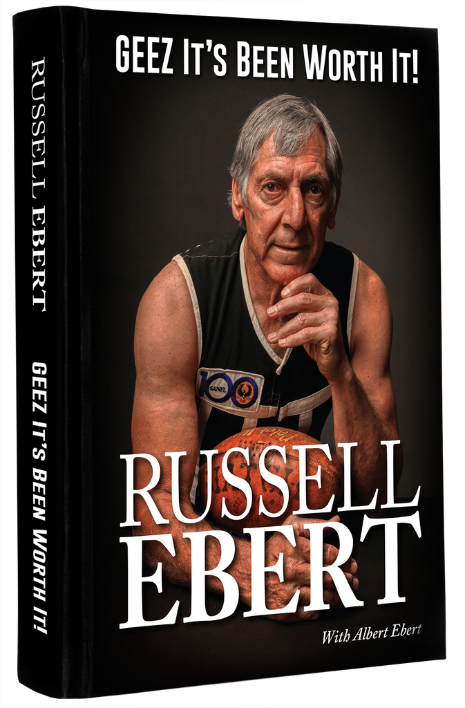 Russell Ebert Geez it's Been Worth It Hardcover – Port Mall Newsagency