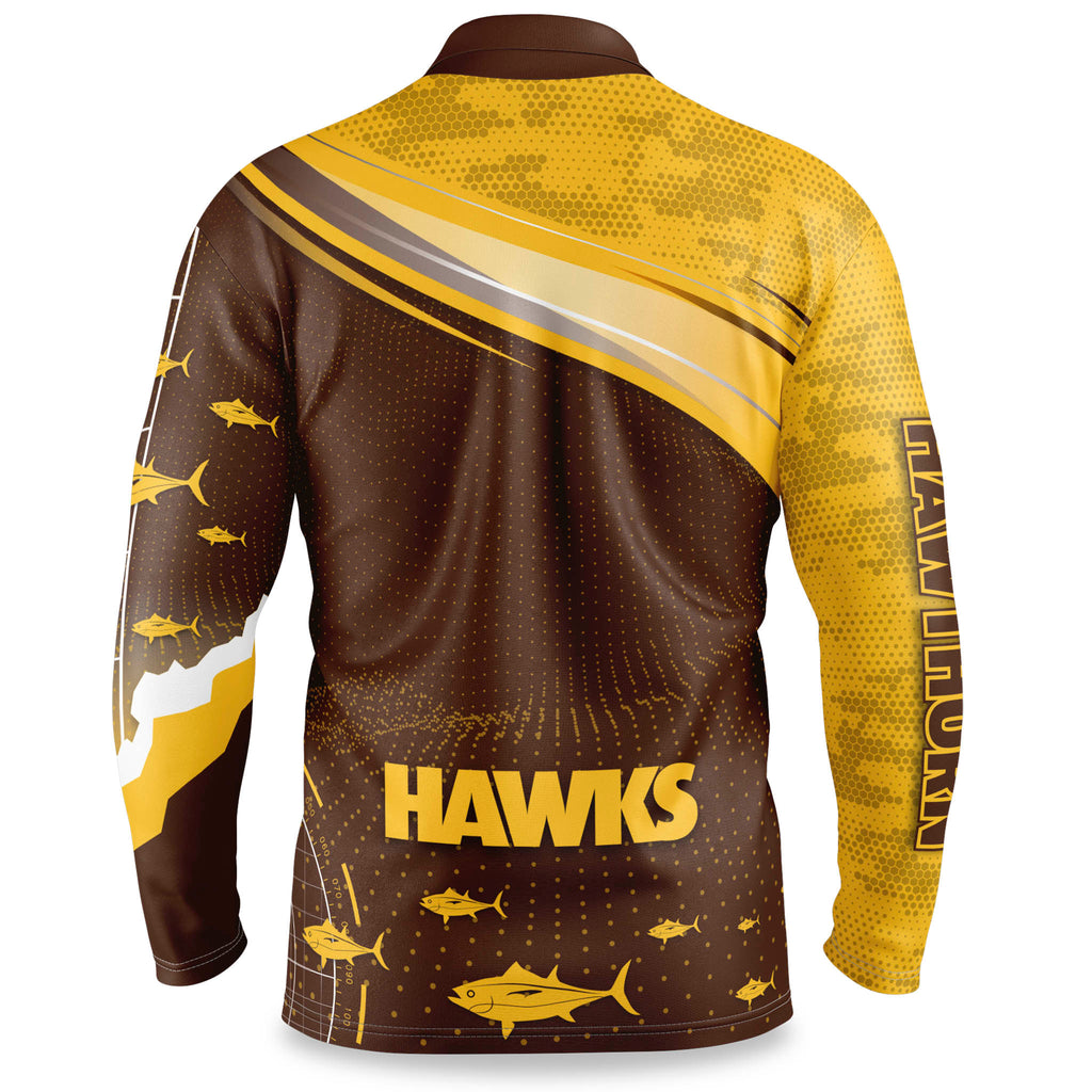 AFL Hawthorn "Fish Finder" Fishing Shirt – Port Mall Newsagency