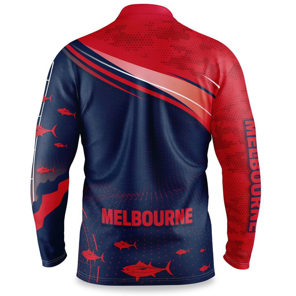 AFL Melbourne Demons "Fish Finder" Fishing Shirt – Port Mall Newsagency