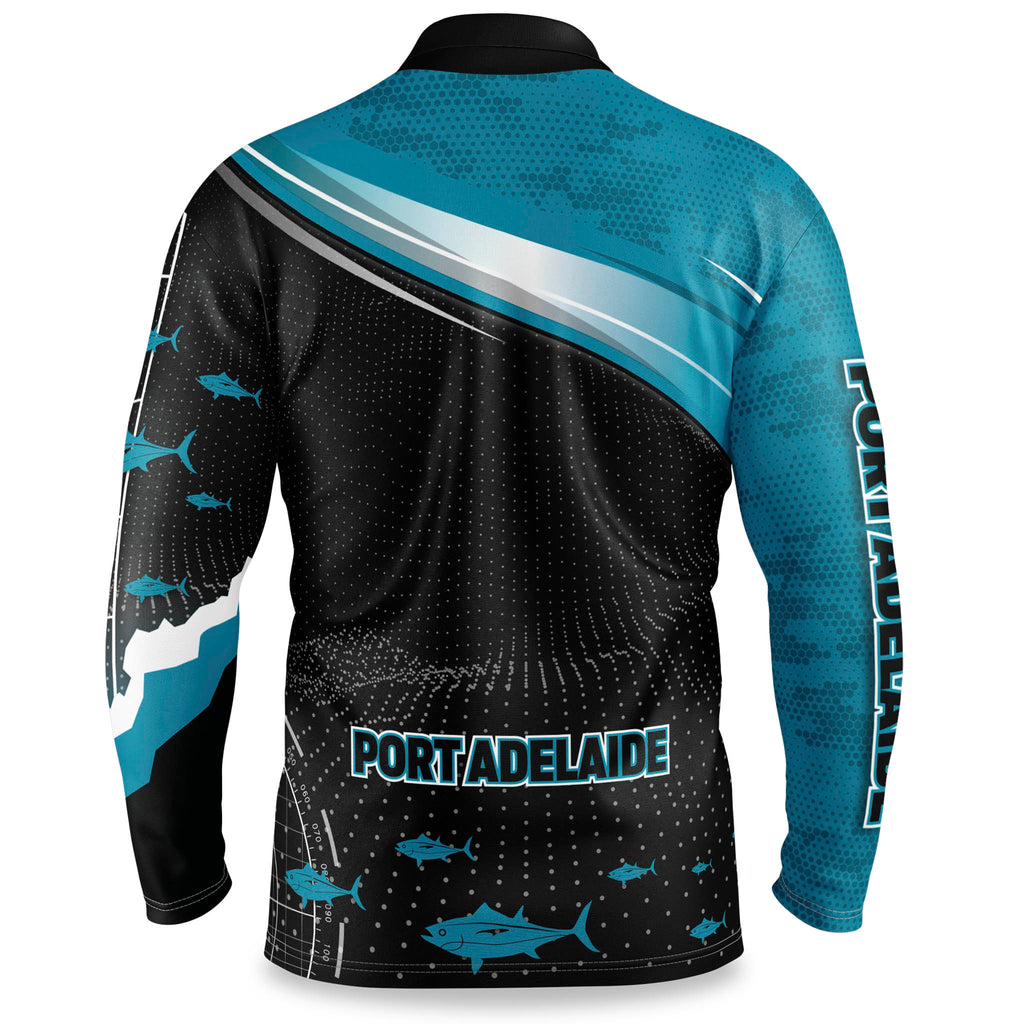 AFL Port Adelaide "Fish Finder" Fishing Shirt – Port Mall Newsagency
